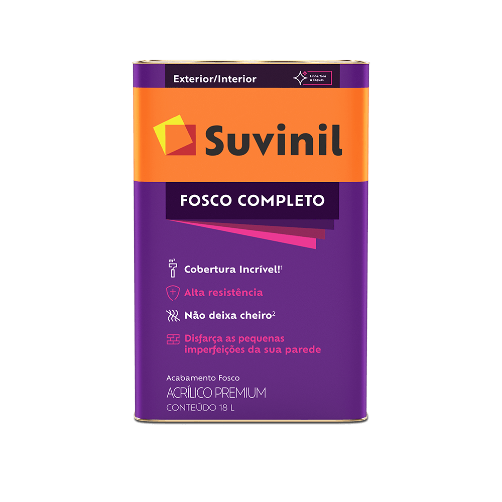 Tinta Acrílica Fosco Completo Elefante Suvinil 18L - Tintas Verginia