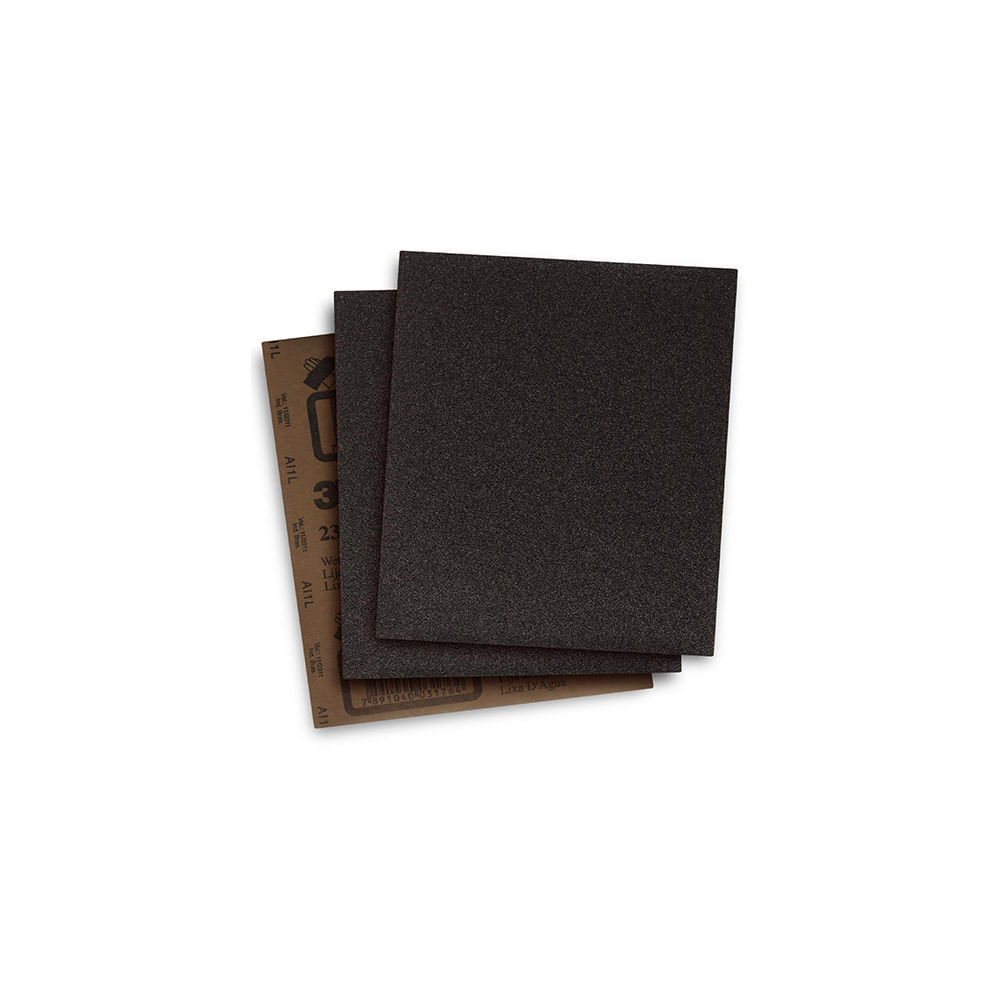 Lixa d’Água 600 Grão 3M - Tintas Verginia