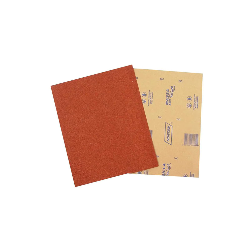 Lixa para Massa 60 Grão Norton - Tintas Verginia