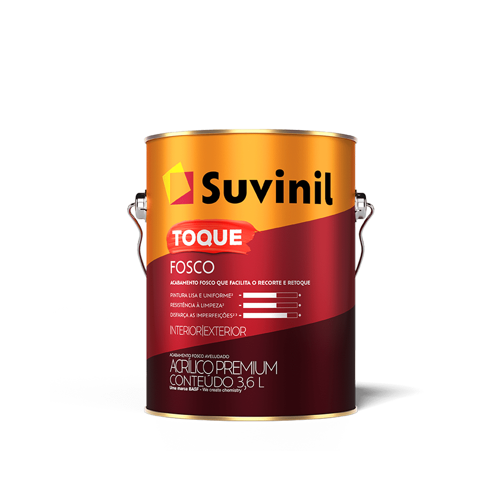 Tinta Acrílica Toque Fosco Allure Suvinil 3,6L - Tintas Verginia