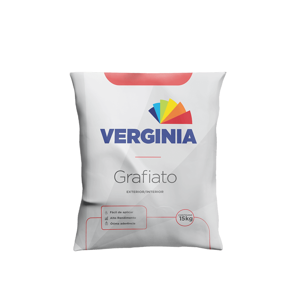 Grafiato Cortiça Verginia 15Kg - Tintas Verginia