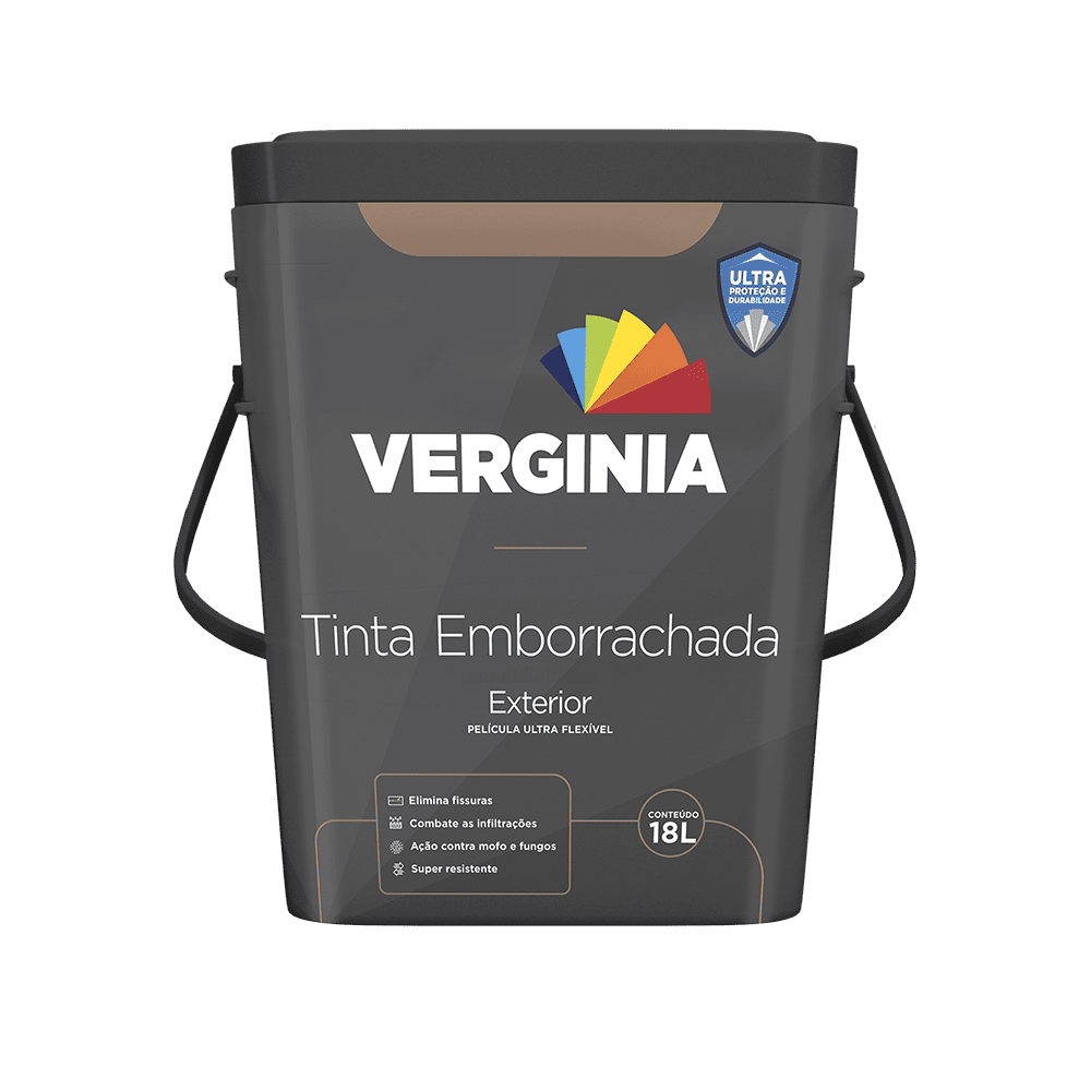 Tinta Emborrachada Branco Verginia 18L - Tintas Verginia